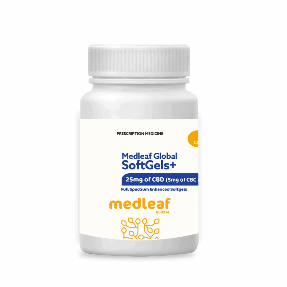 Medleaf CBD25mg x120 Softgels. - Medleaf Global